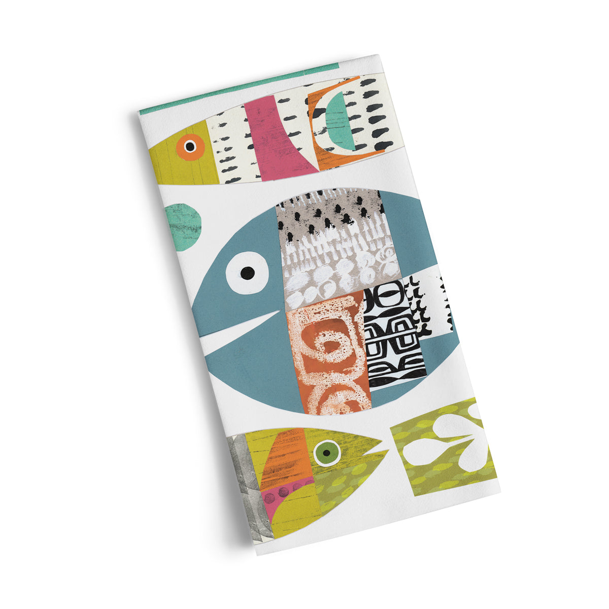 Modern Fish Cotton Tea Towel | WerkShoppe