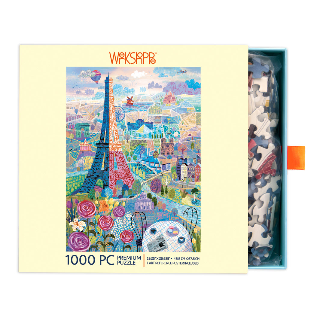 1000 Piece Colorful Paris Puzzle | WerkShoppe