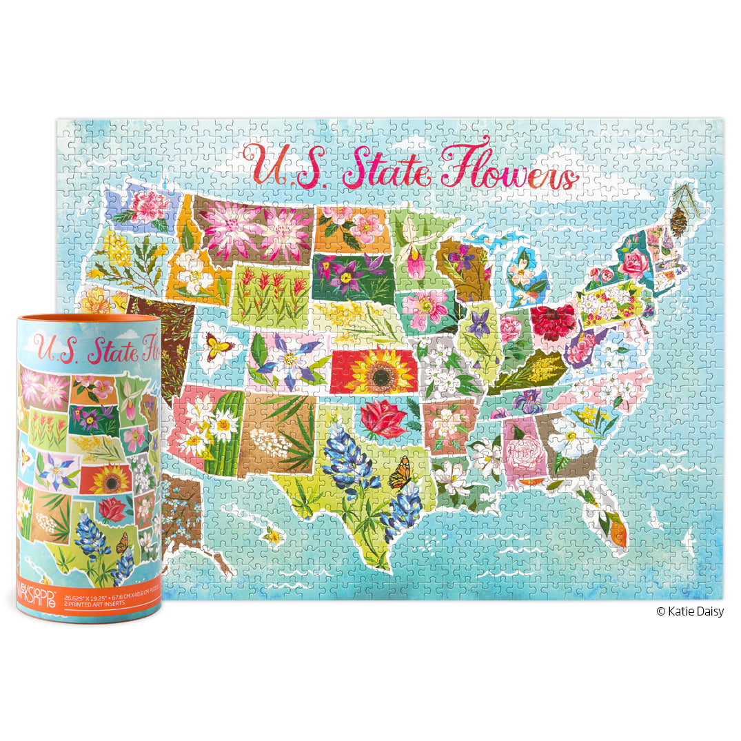 U.S. State Flowers Puzzle | WerkShoppe