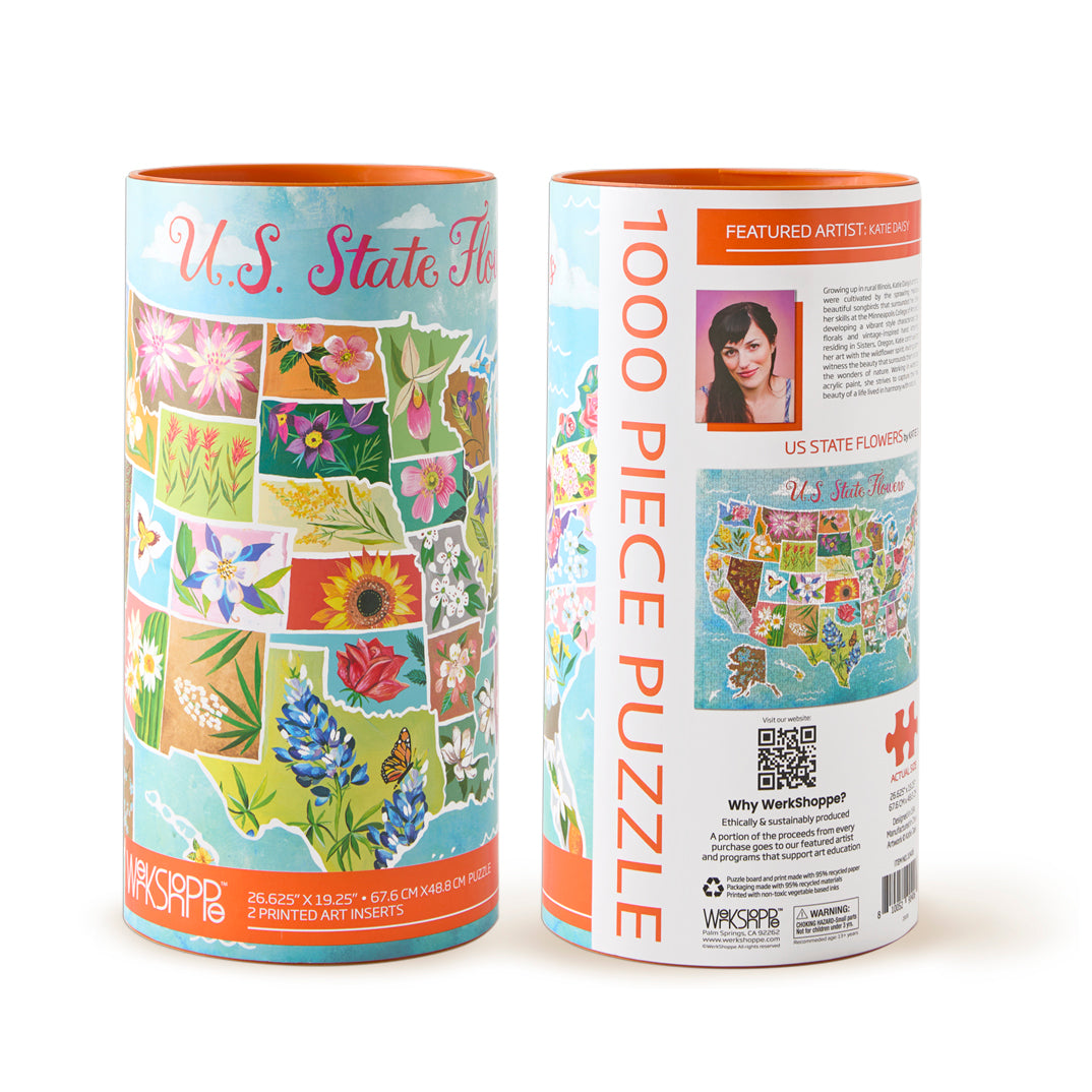 U.S. State Flowers Puzzle | WerkShoppe