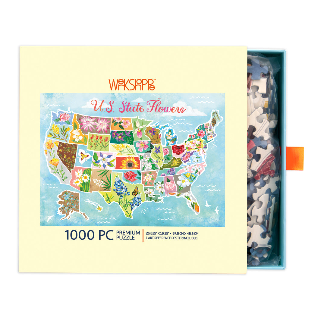 U.S. State Flowers Puzzle | WerkShoppe
