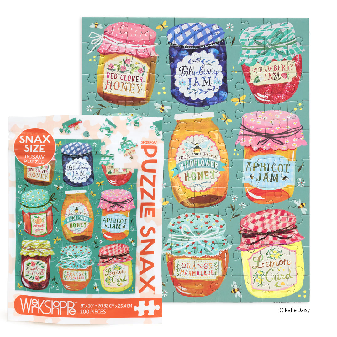 Jam & Honey 100 Piece Puzzle Snax– WerkShoppe