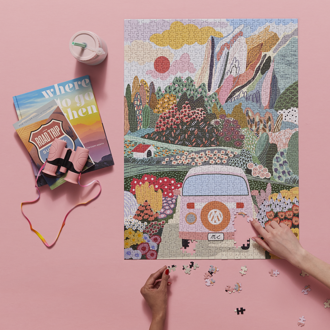 Road Trip Landscape Jigsaw Puzzle | WerkShoppe